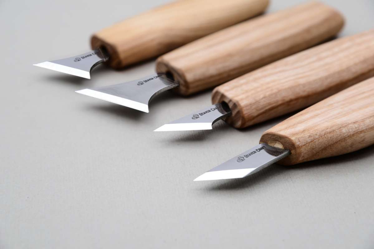 BeaverCraft Schnitzmesser Set für geometrische Formen - S05 ...